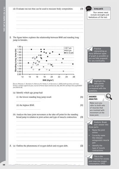 Revise IB: Sports, Exercise and Health Science TestPrep Workbook (SL ...