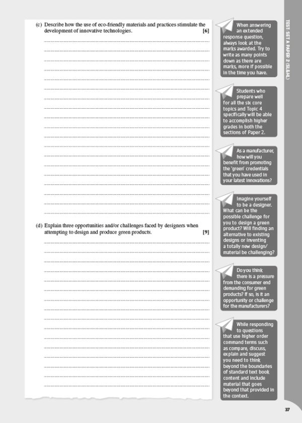 Revise IB: Design Technology TestPrep Workbook (SL & HL) - IB Revision ...