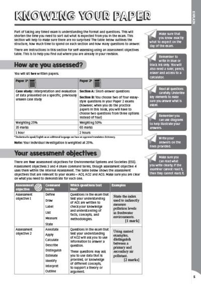 Revise IB: Environmental Systems and Societies TestPrep Workbook (SL ... Revise IB: Environmental Systems and Societies TestPrep Workbook (SL ...