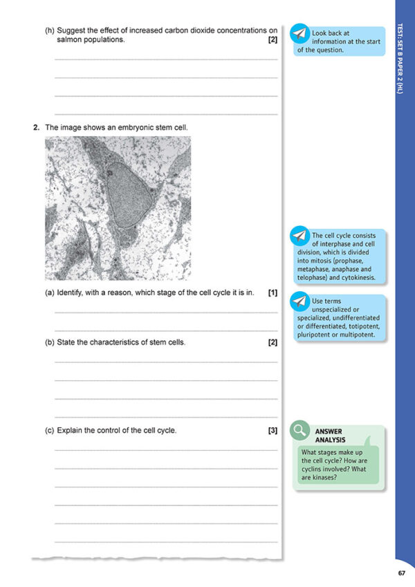 Revise IB: Biology Exam Practice Workbook – Higher Level (first ...